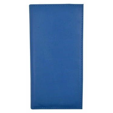 RFID Black Leather Checkbook Wallet Cover with Card Slots, Pen Holder ...