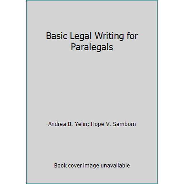 Pre-Owned Basic Legal Writing for Paralegals (LB Title) (Paperback ...