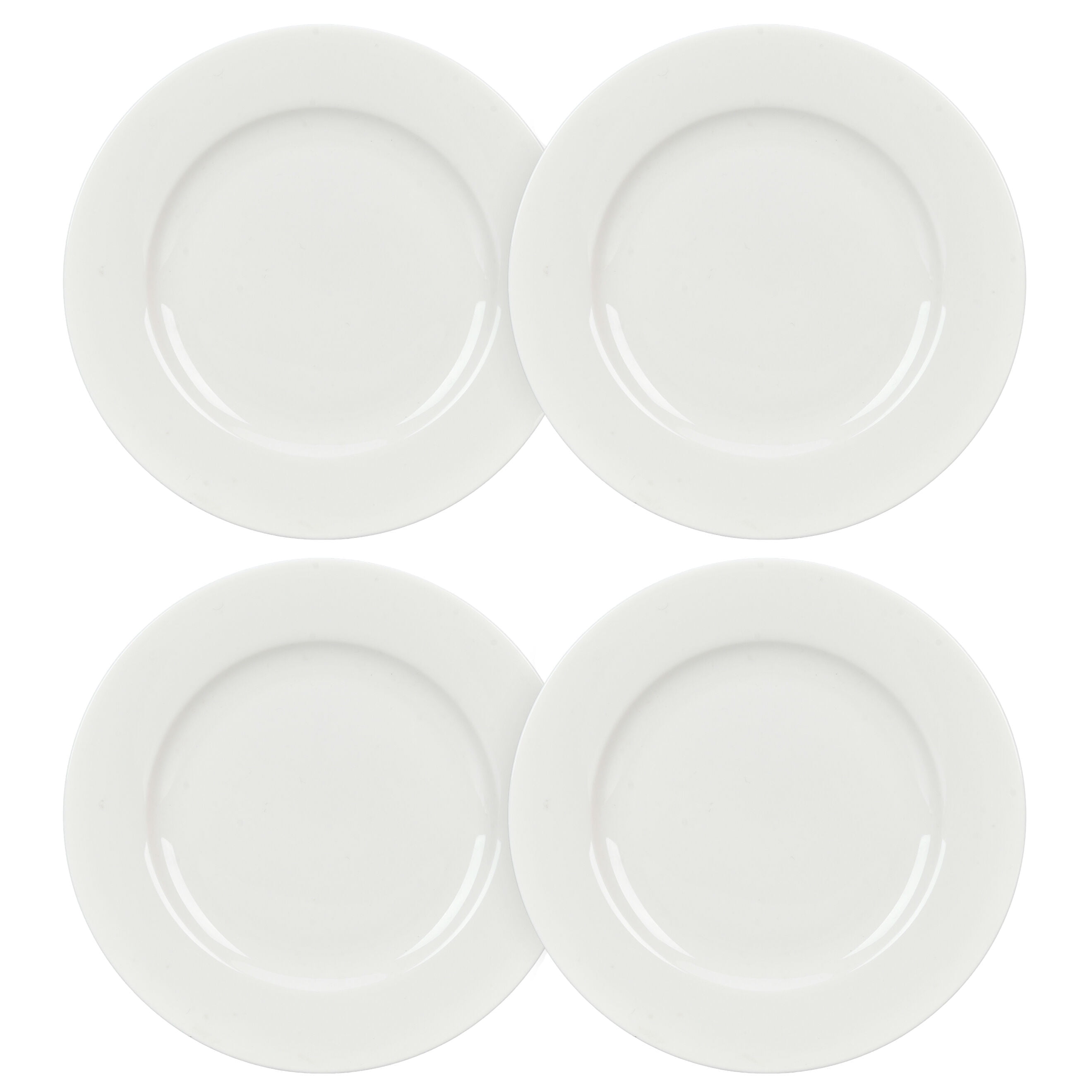 Basic Line Bone China Dessert Plate Set of 4 pcs 6" (15 cm) Bone China ...