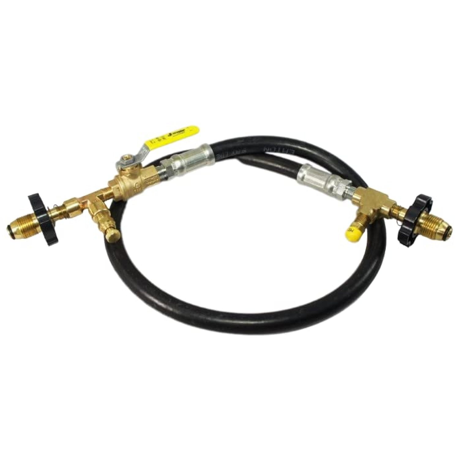 Basic Liquid Propane Transfer Kit System Coupler Fill POL BBQ 20lb LPG ...