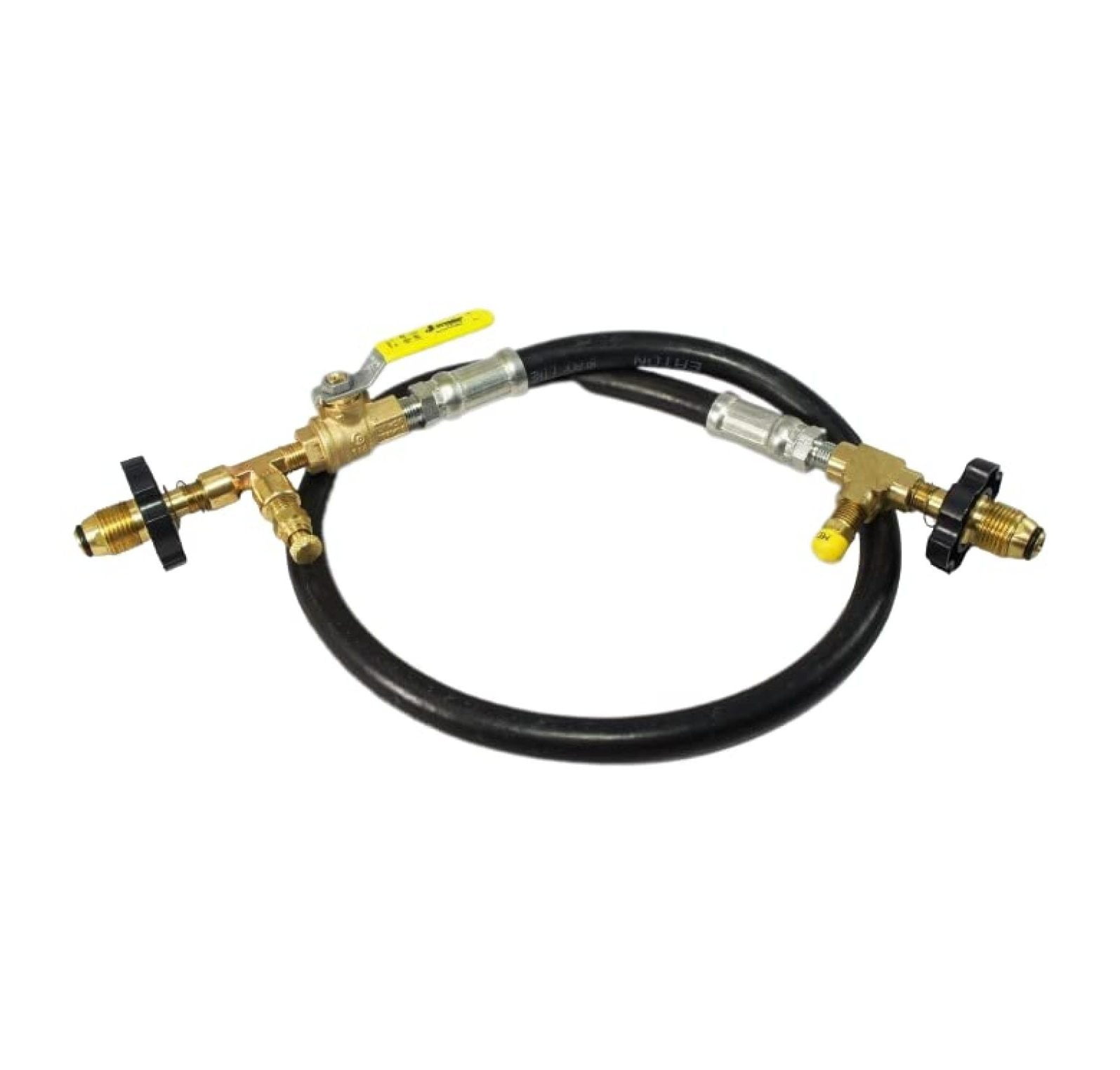 Basic Liquid Propane Transfer Kit System Coupler Fill POL BBQ 20lb LPG ...