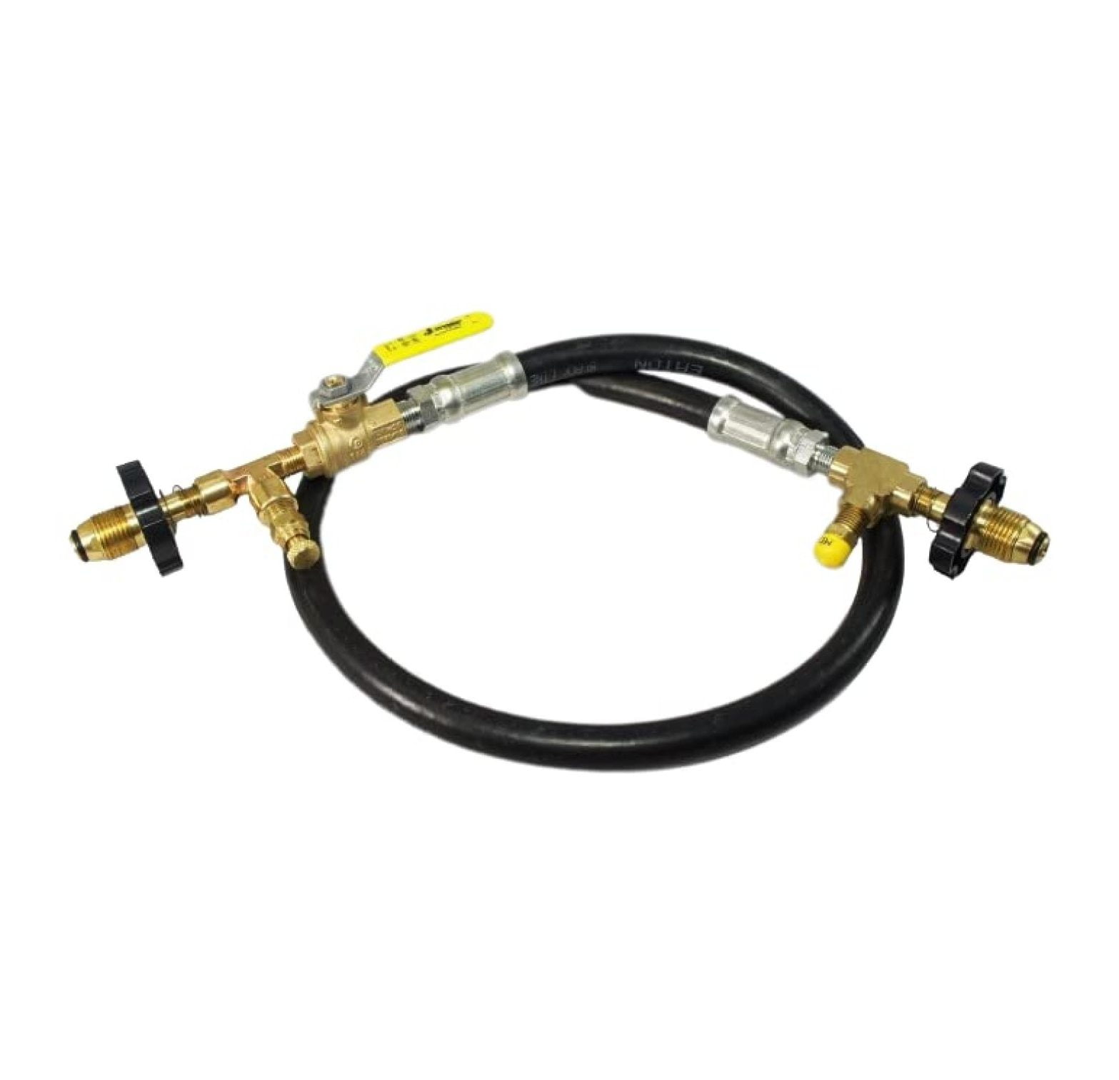 Basic Liquid Propane Transfer Kit System Coupler Fill POL BBQ 20lb LPG ...