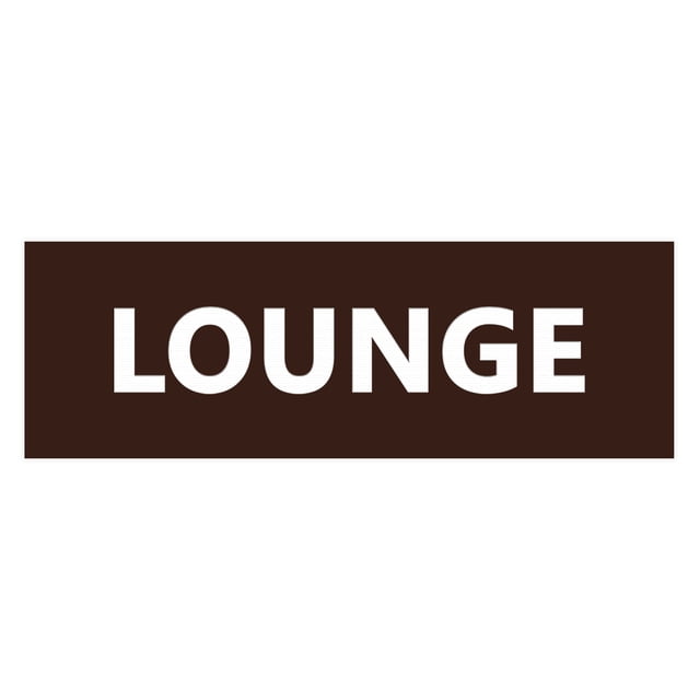 Basic Lounge Sign (Dark Brown) - Medium - Walmart.com