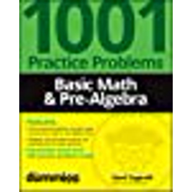 Problemas De Pre Algebra Concise Pre Algebra: Learn Pre Algebra In 30