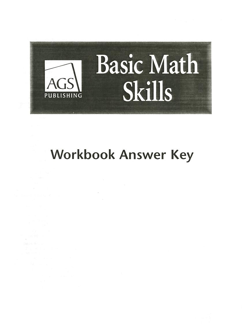 Basic Math Skills Workbook Answer Key (Paperback) - Walmart.com