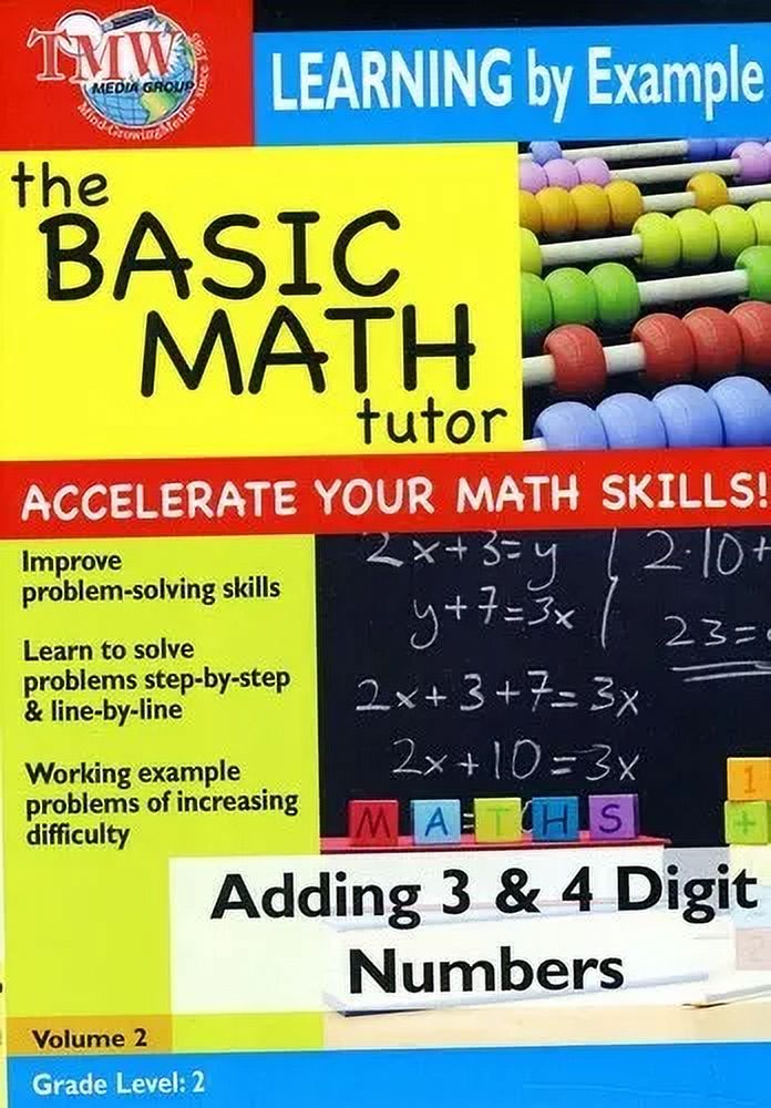 Basic Math Tutor Adding 3 & 4 Digit Numbers [New DVD] Alliance MOD | # ...