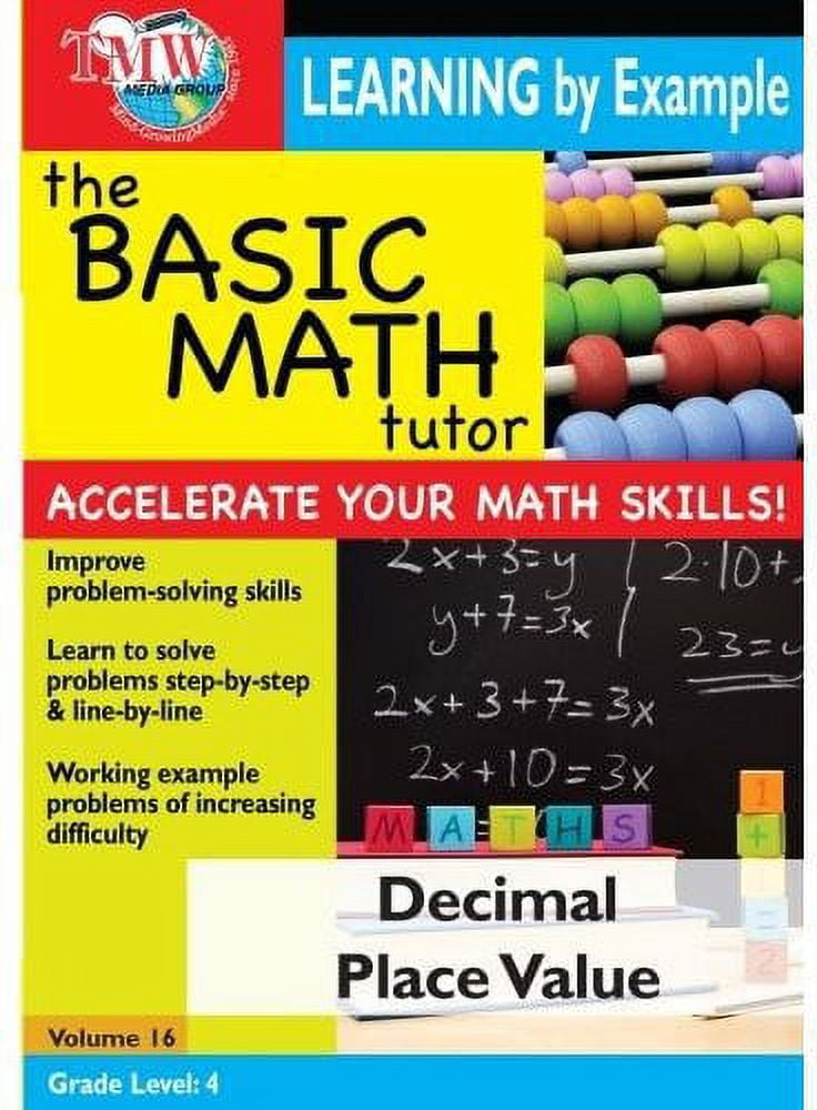 Basic Math Tutor Decimal Place Value - Walmart.com