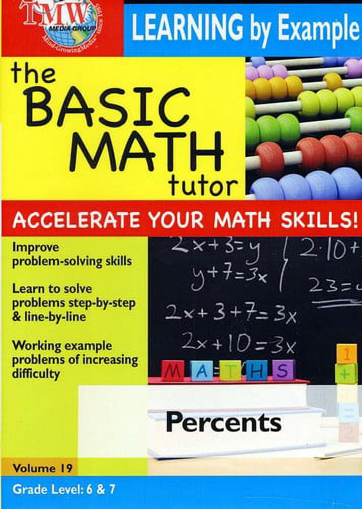 Basic Math Tutor Percents - Walmart.com