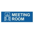 Basic Meeting Room Sign (Blue) - Small - Walmart.com