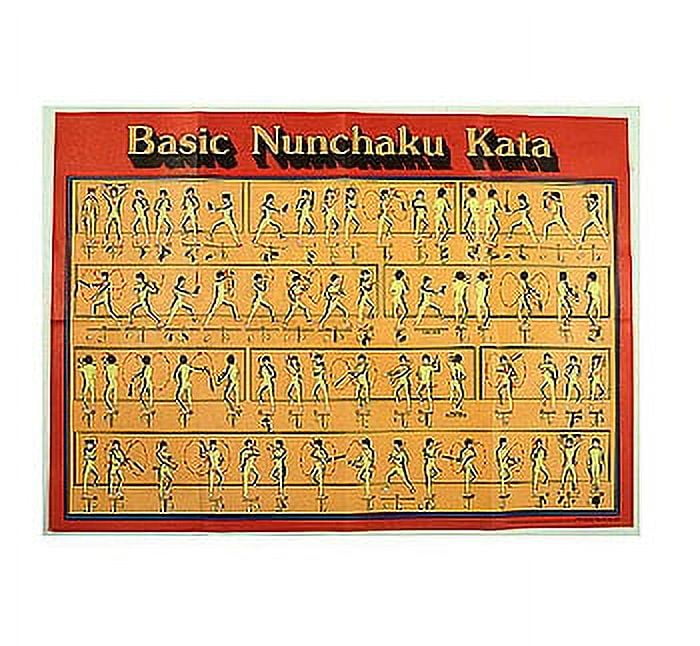 Basic Nunchaku Kata Poster - Walmart.com