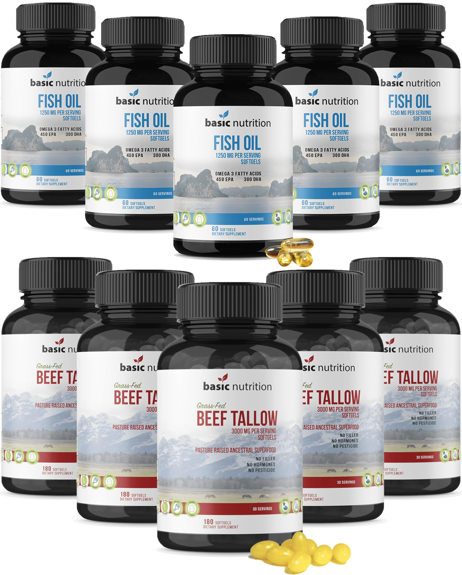 Basic Nutrition Ancestral Essentials Bundle | 3000mg Pasture Raised ...