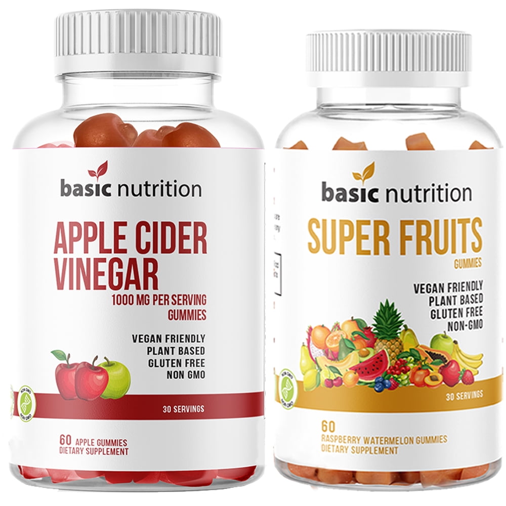 Basic Nutrition Beauty Bundle with Apple Cider Vinegar + SuperFruits ...
