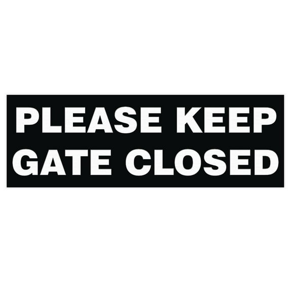 Classic Framed Please Keep Door Closed Sign (Black /Gold) - Small ...