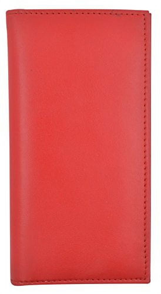 Basic PU Leather Checkbook Covers NEW COLORS (Red) - Walmart.com