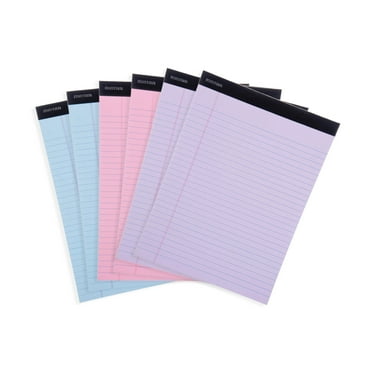Universal Perforated Ruled Writing Pad, 5 x 8, Canary, 50 Sheets, Dozen ...