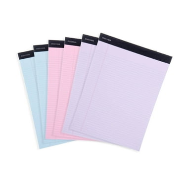 Universal Colored Perforated Note Pads, 8 1/2 x 11, Orchid, 50 Sheet ...