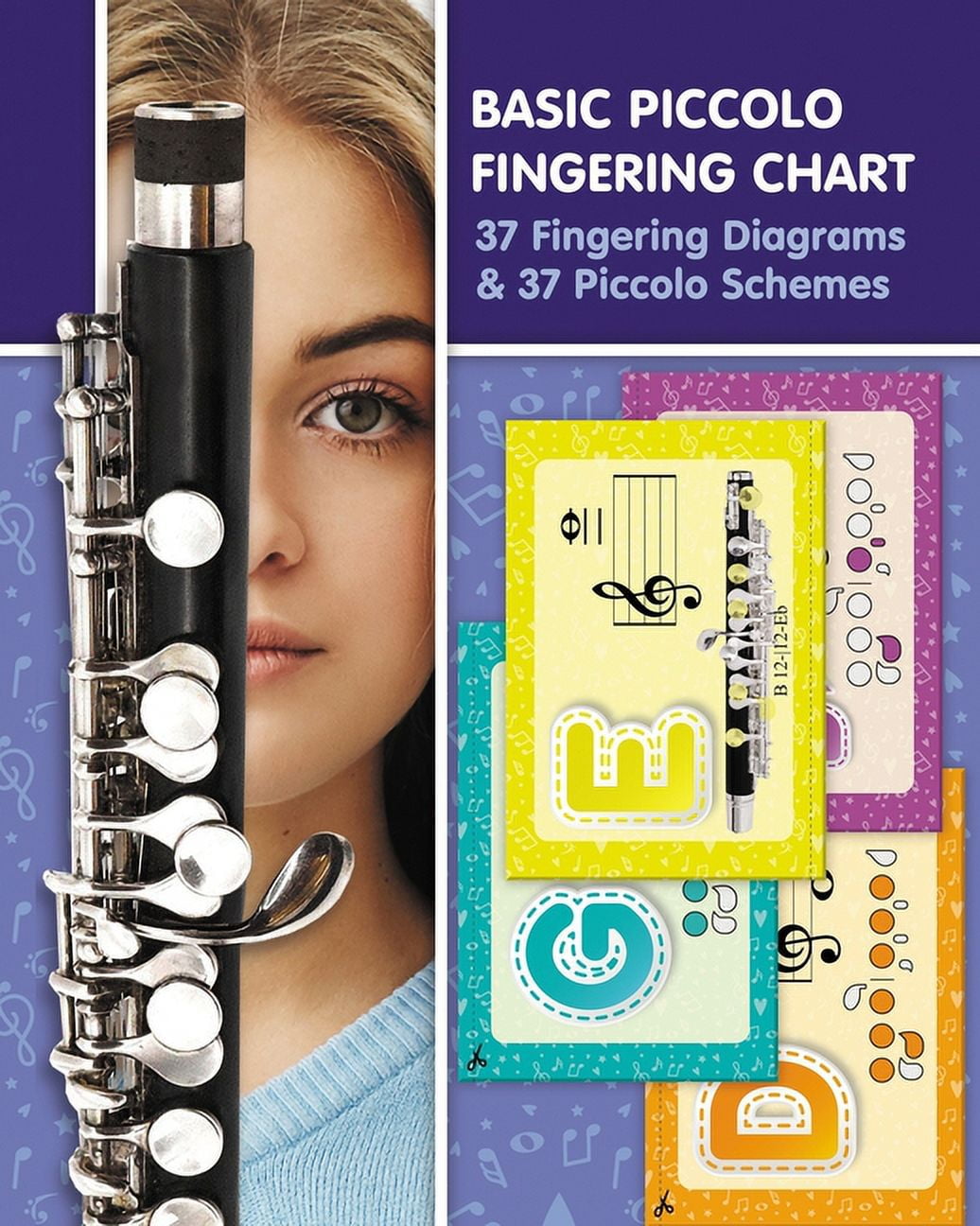 Basic Piccolo Fingering Chart: 37 Fingering Diagrams and 37 Piccolo ...
