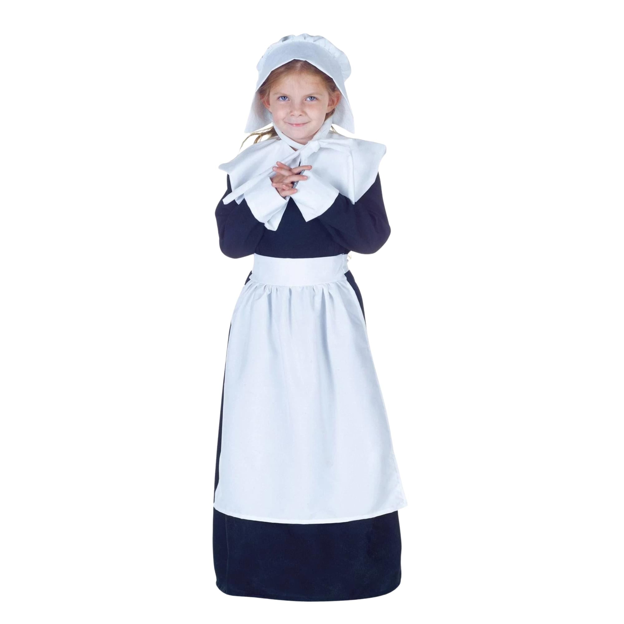 Underwraps Pilgrim Girl Child Costume: Small Female - Walmart Business ...