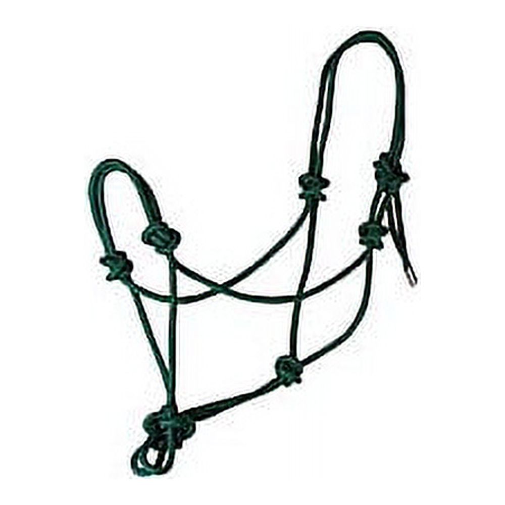 Basic Poly Rope Halter Hunter Green Average - Walmart.com