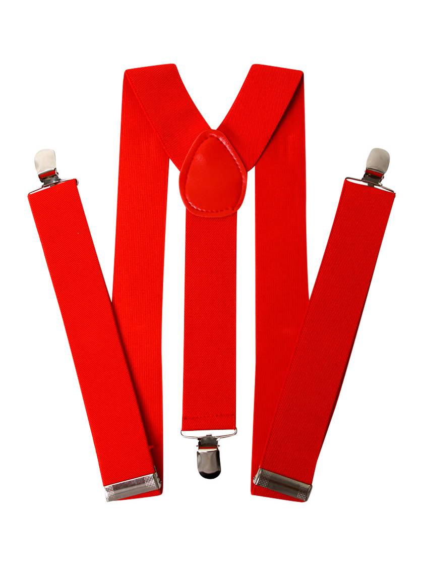 Basic RED Elastic Suspender - Walmart.com