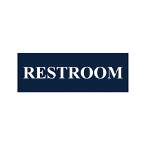 California MEN Restroom Wall Sign-Blue / White (3 Units) - Walmart.com