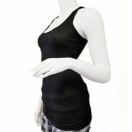 Skinni Fit Ladies/Womens Extra Long Stretch Tank Top / Vest - Walmart.com