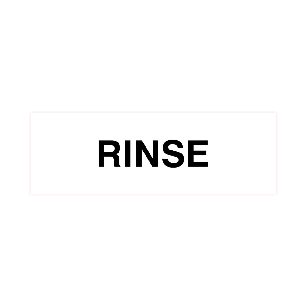Basic Rinse Sign (White) - Medium - Walmart.com