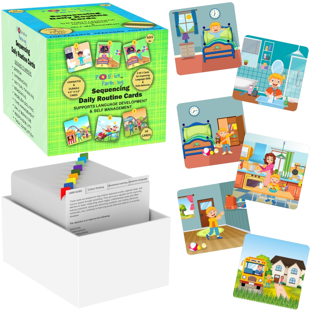 Basic Routine Sequencing Cards for Speech and Social Development ...