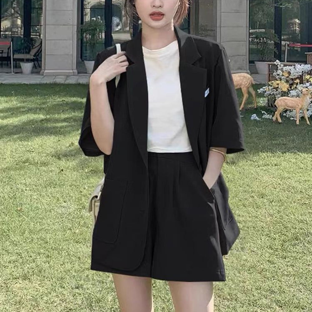 Basic Simple Womens Fashion Small Suit Temperament Casual Versatile ...