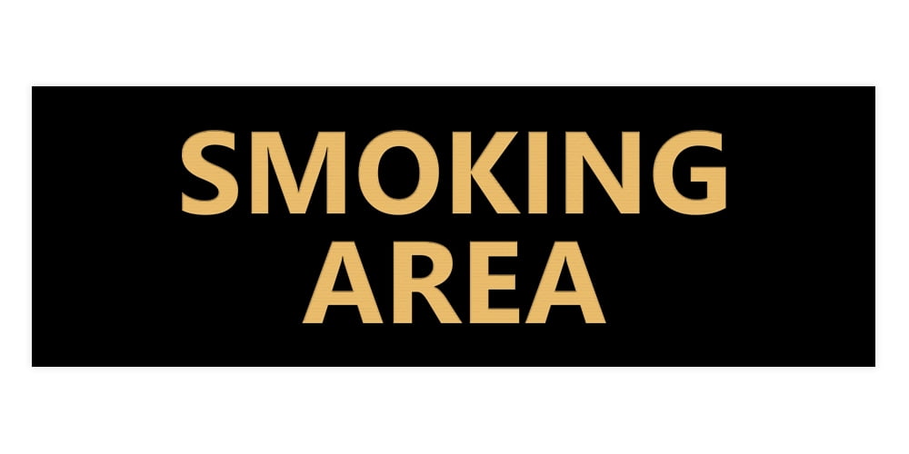 Basic Smoking Area (Black Gold) - Large - Walmart.com