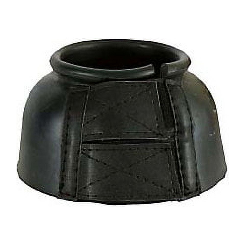 Basic Smooth Rubber Velcro Bell Boots Small Black - Walmart.com