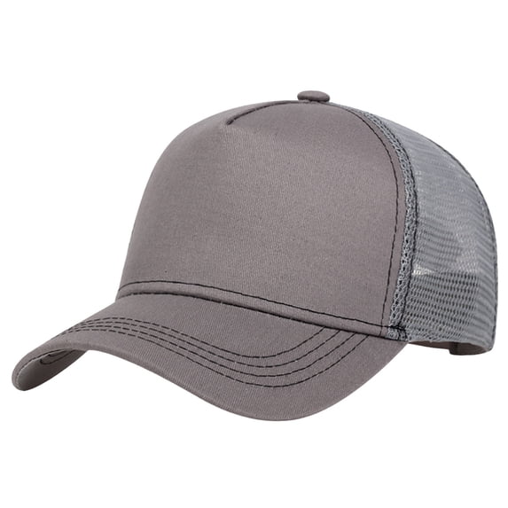 Basic Solid Color Blank Baseball Cap Breathable Mesh Back Sun Visor ...