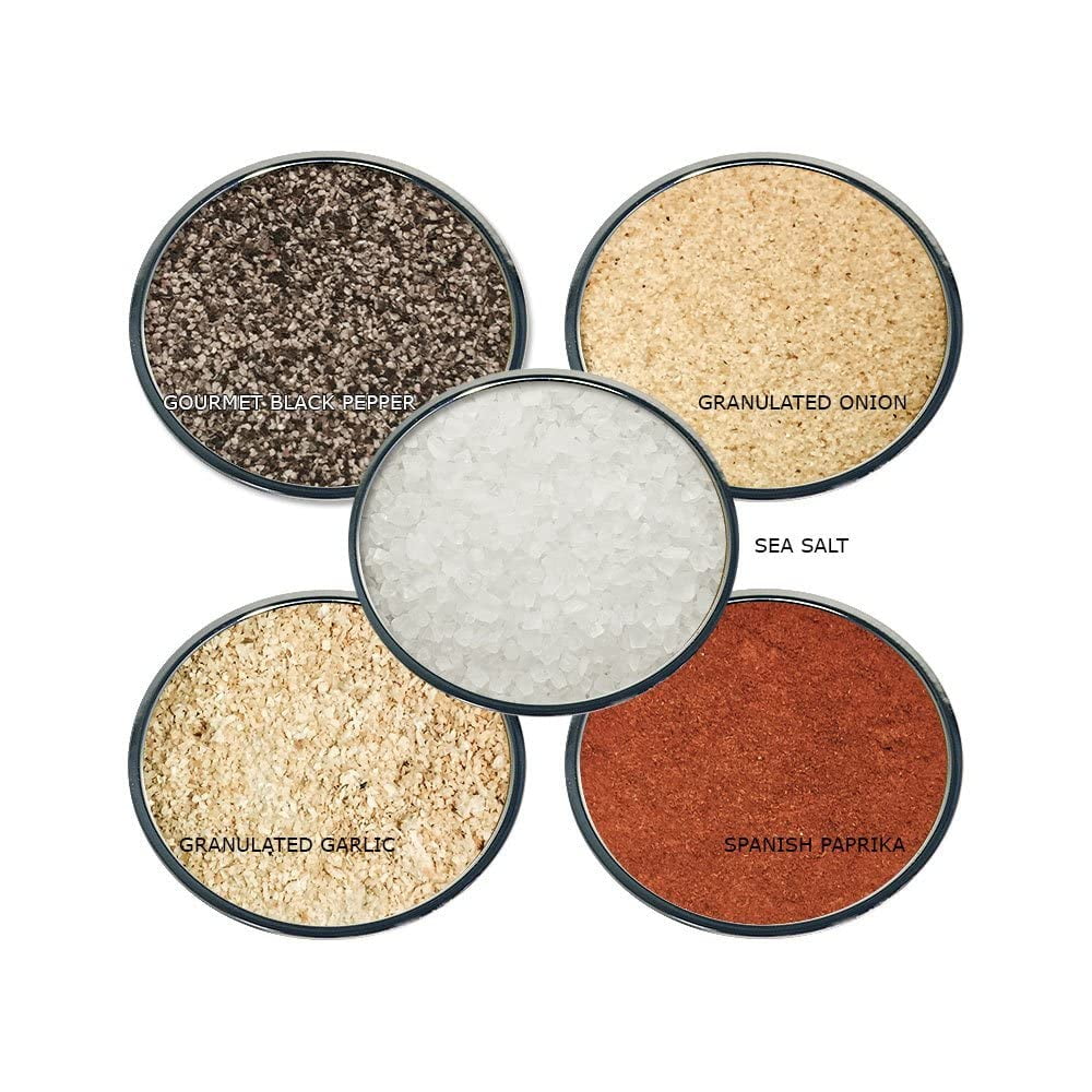 Basic Spice Set - KOSHER - Seasoning Spice Gift Sets - 5 Spice Set ...
