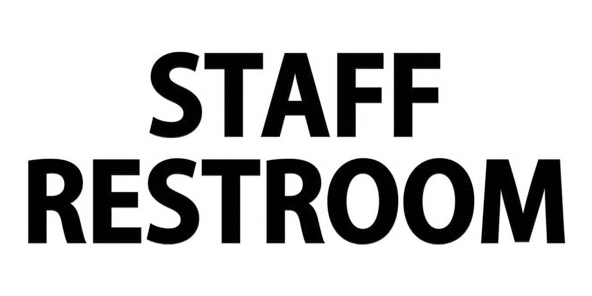 Basic Staff Restroom (White) - Large - Walmart.com