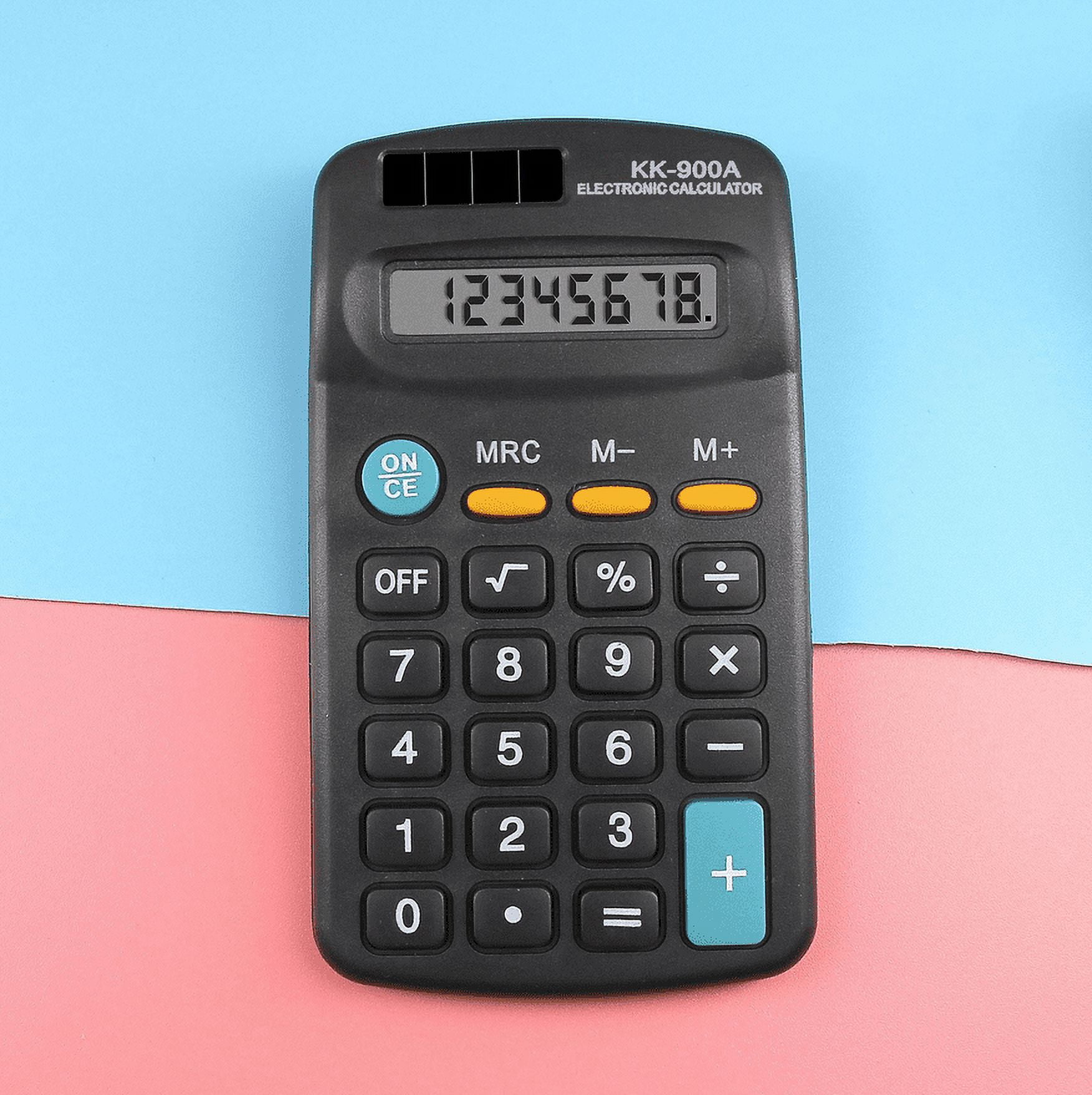 Basic Standard Calculators Mini Digital Desktop Calculator with 8-Digit ...