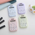 Basic Standard Calculators, Small Digital Desktop Calculator with LCD ...