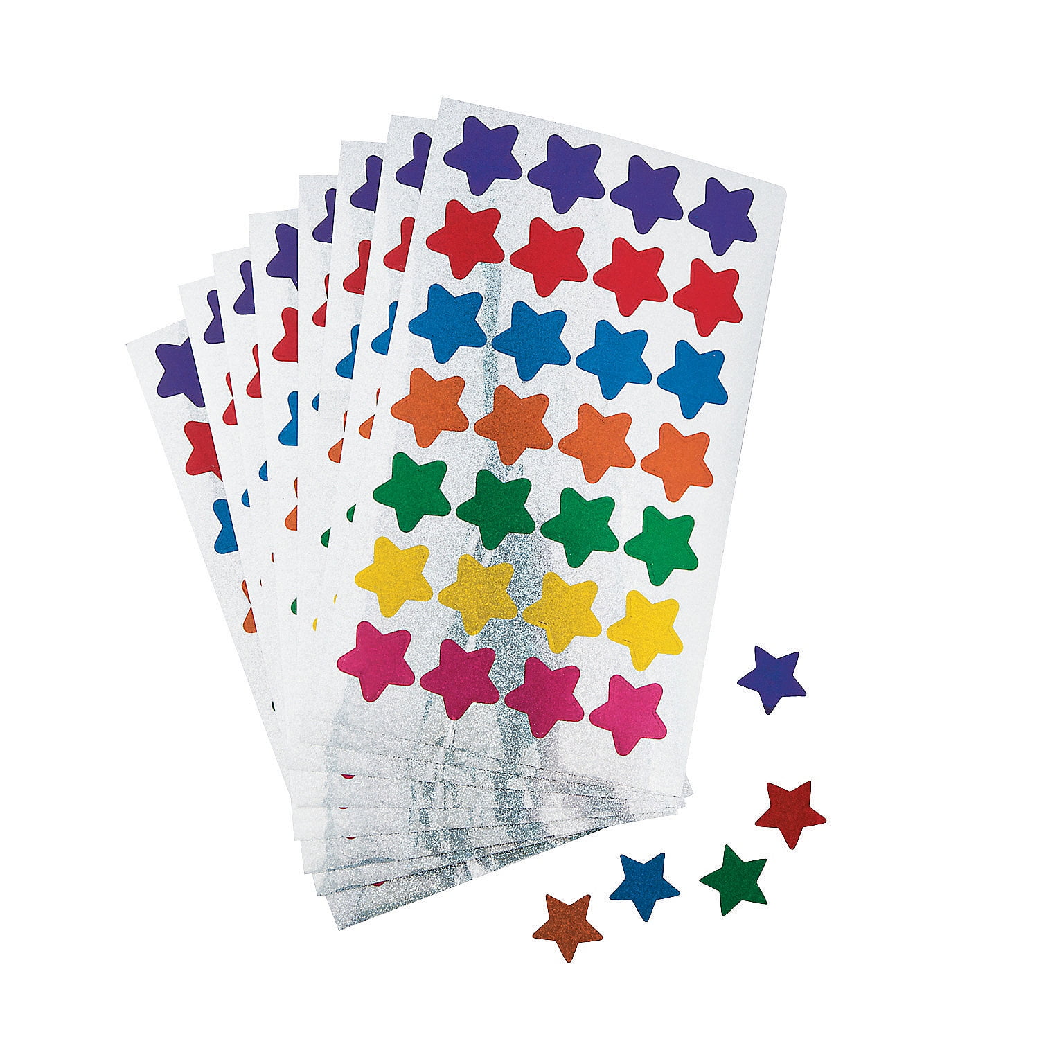 Educational Colorful Star Stickers - Classroom Stationery Set - 700 ...