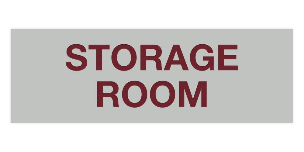 Basic Storage Room (Light Grey / Burgundy) - Small - Walmart.com