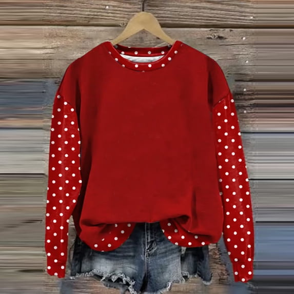 Basic T Shirts for Women Summer Crew Neck Long Sleeve Casual Loose ...
