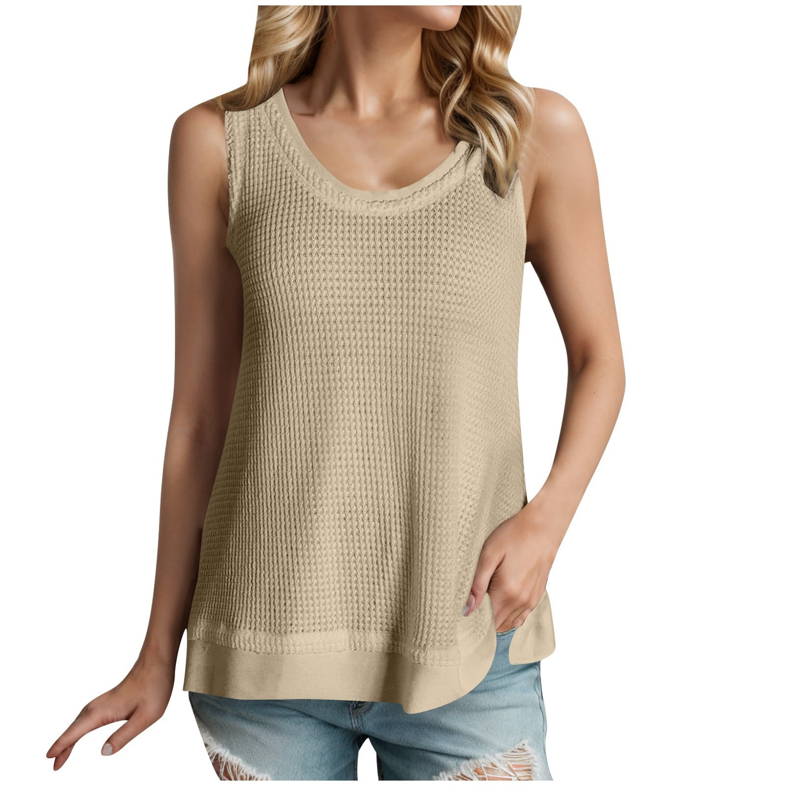 Basic Tank Tops for Women Cotton Classic Plain Summer Tank Tops ...