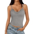 Basic Tank Tops for Women Ribbed Lightweight Plain Color Summer Tank ...