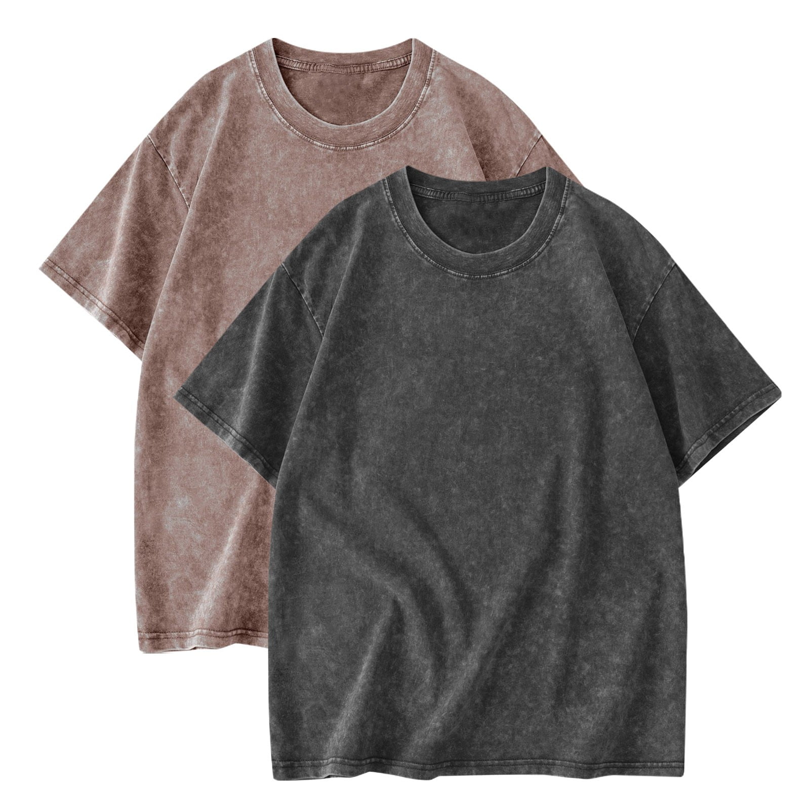 Basic Tees For Women, Soft Polyester Spring Outfits Women 2025 Casual ...