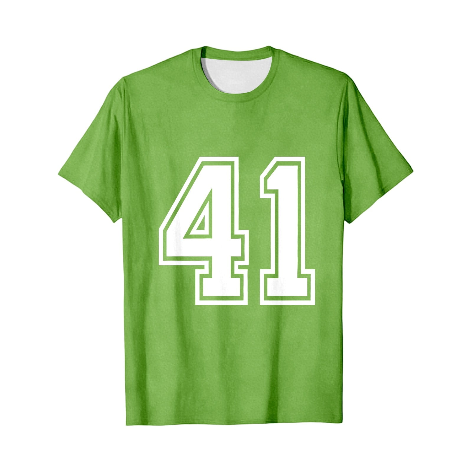 Basic Tees for Women Soft Digital 41 Printed Short Sleeve Crew Neck T ...