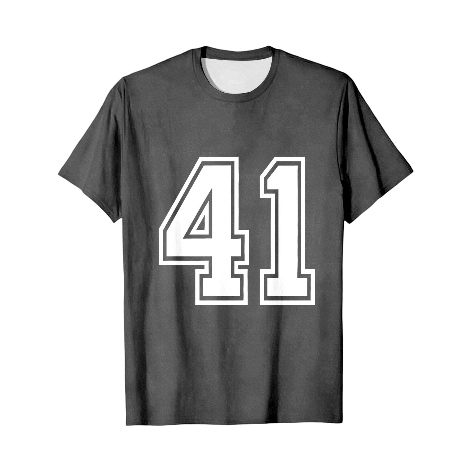 Basic Tees for Women Soft Digital 41 Printed Short Sleeve Crew Neck T ...