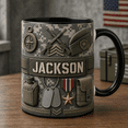 Basic Training Mug Custom Accent Mug for Army Graduation Gift, Father's ...