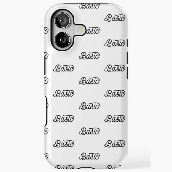 Basic Typography Minimal Retro Artistic Simple Quote Design iPhone Case ...