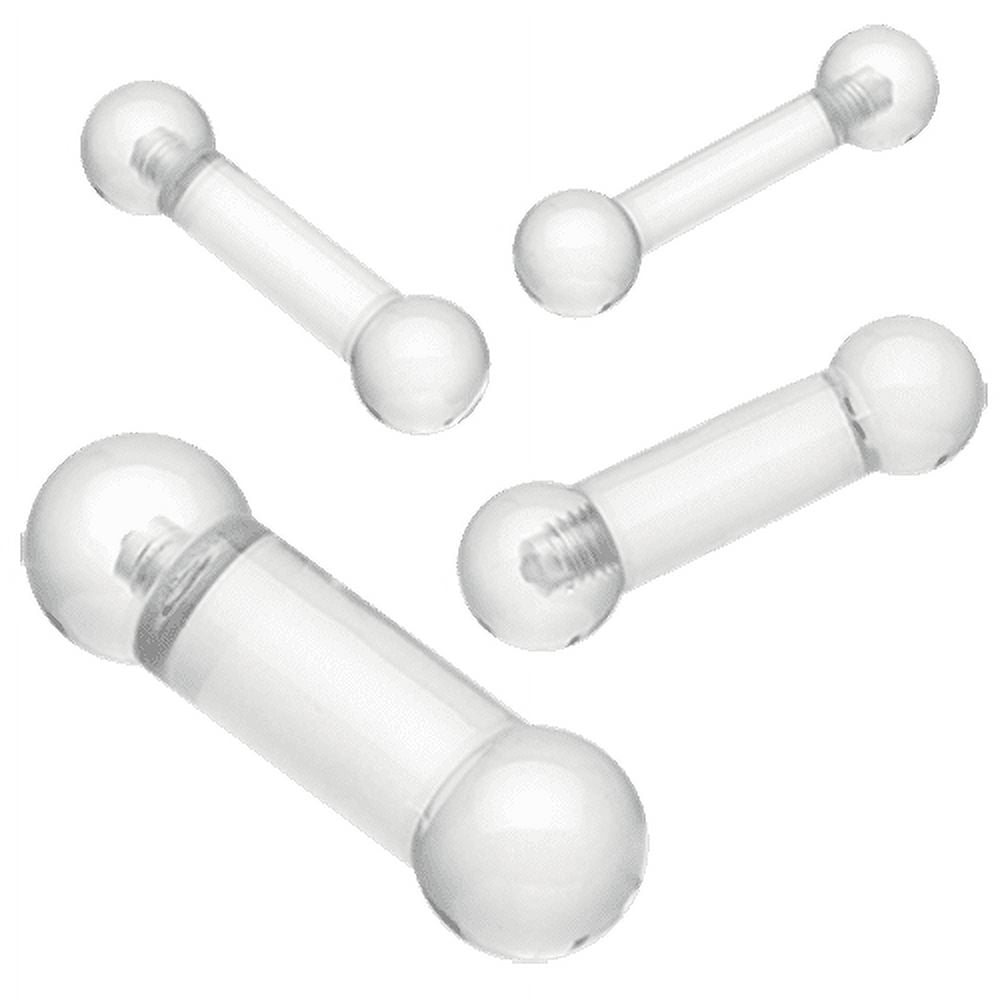 Basic UV Acrylic Piercing Barbell - Walmart.com