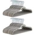 Basic Ultra‑Thin Velvet Non‑Slip Space‑Saving Clothes Hangers, Heavy ...