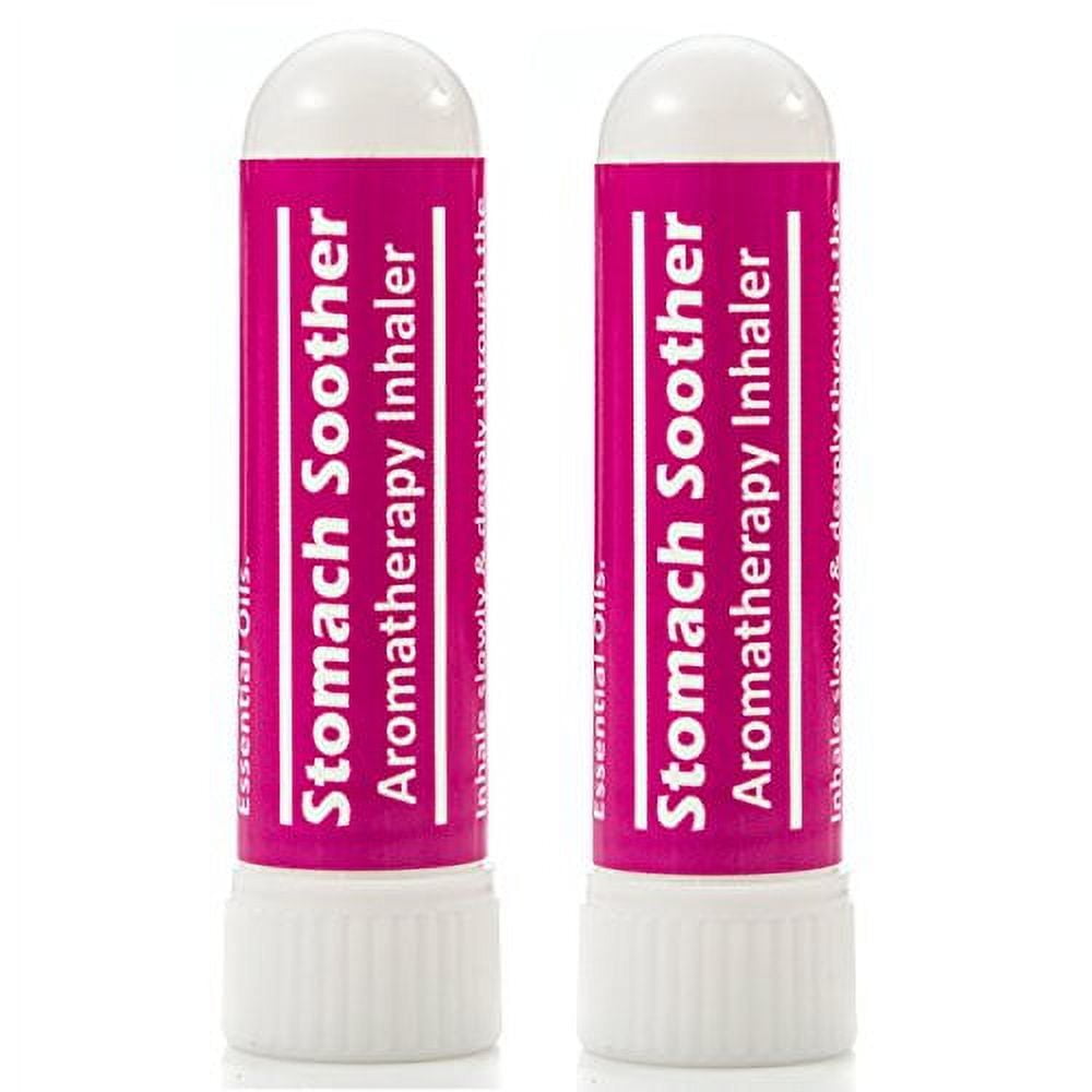 Basic Vigor Nausea and .. Tummy Aromatherapy Inhaler 2 .. Pack, Stomach Soother with ...