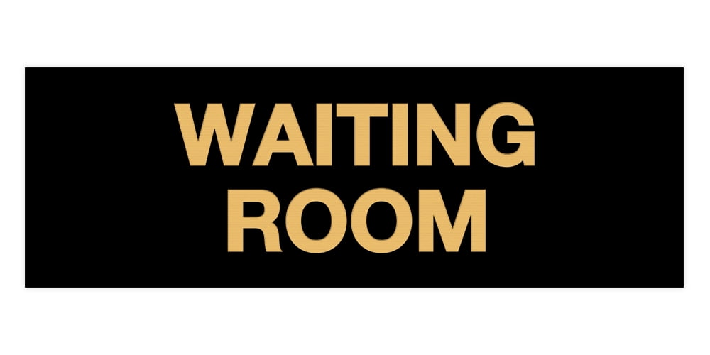 Basic Waiting Room (Black /Gold) - Small - Walmart.com